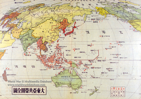 Japanese Pacific War Map – The World War II Multimedia Database
