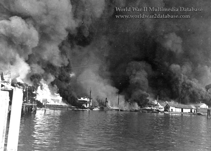 Cavite Navy Yard Burns After Japanese Air Raid – The World War II ...